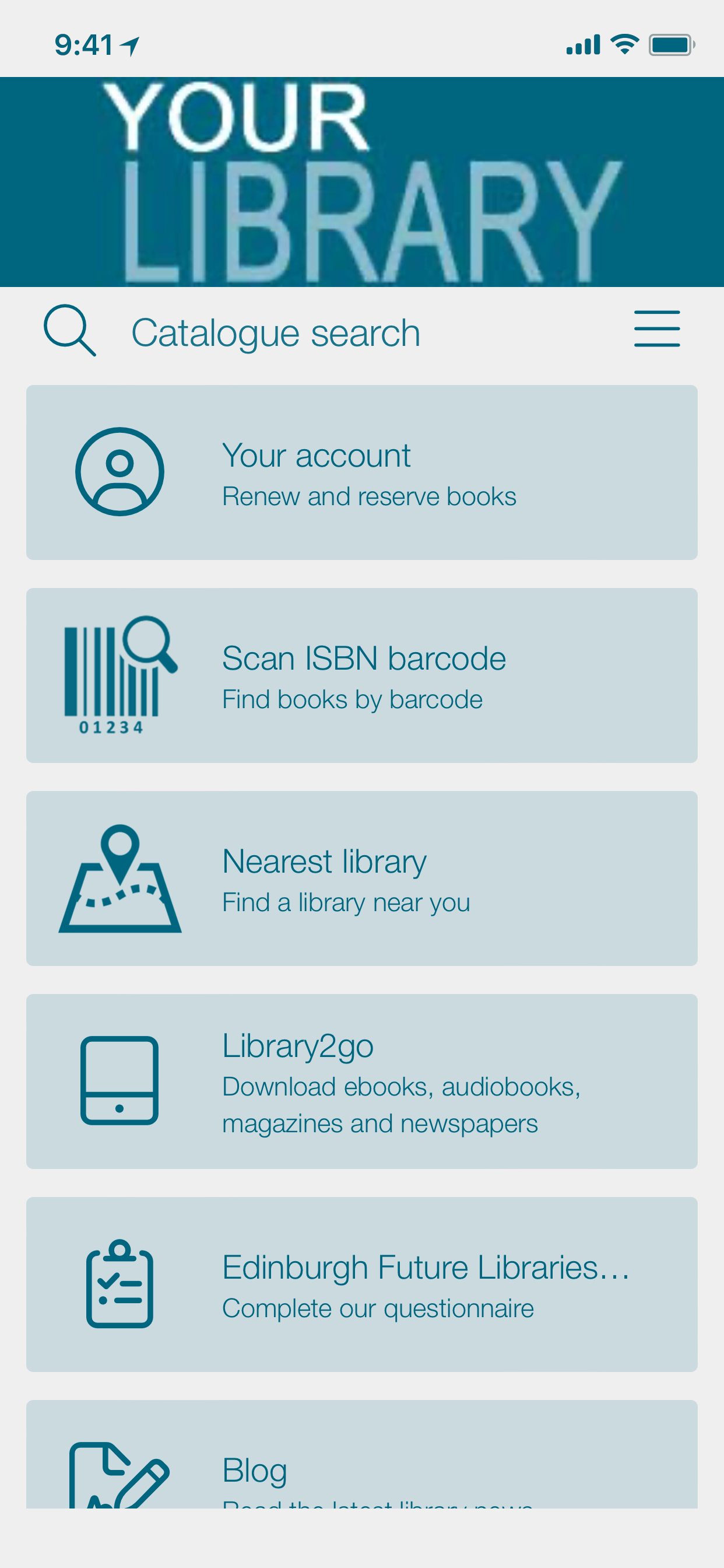Edinburgh Libraries App